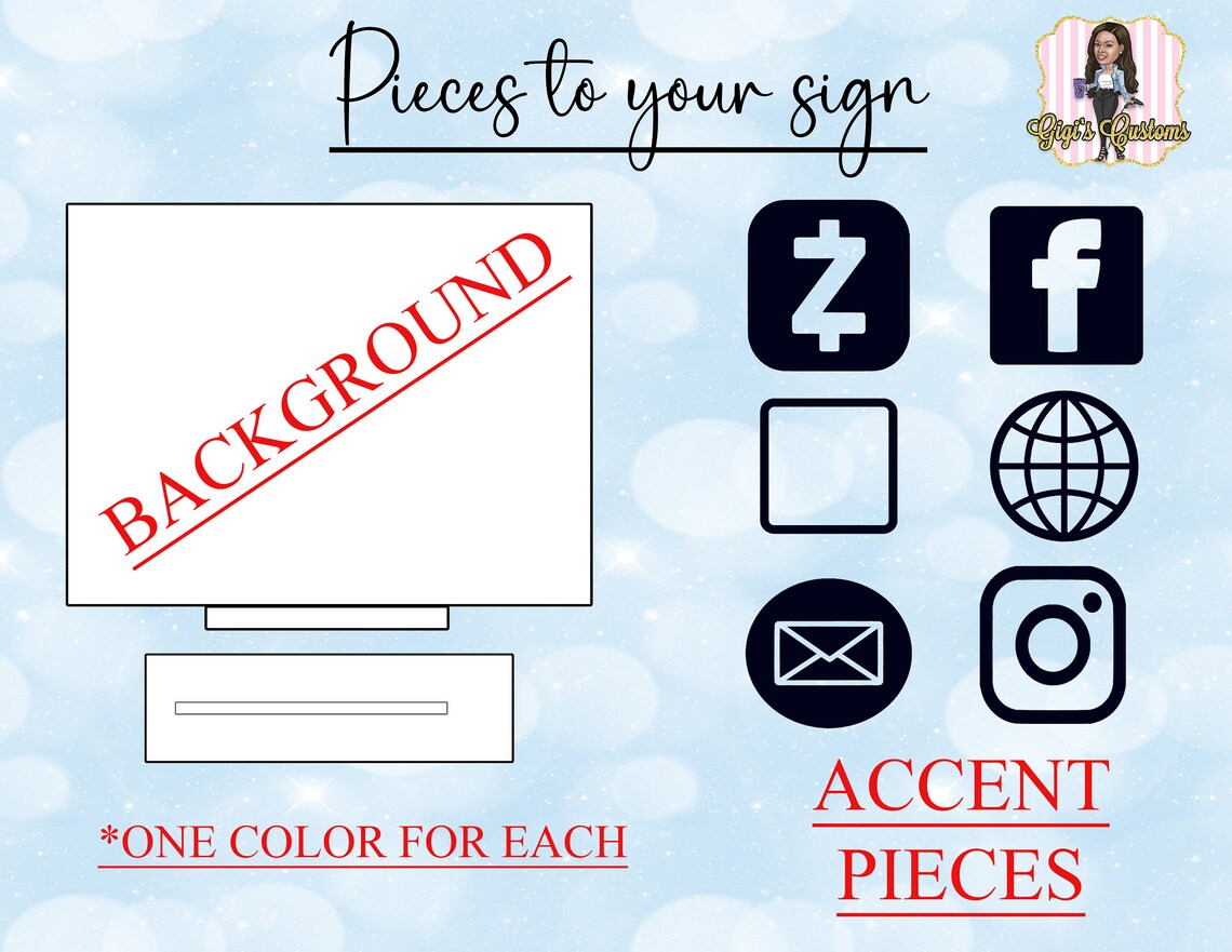 Scan to Pay Sign With Logo, Business Logo Sign, Social Media Acrylic ...
