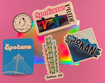 Spokane Stickers - Etsy