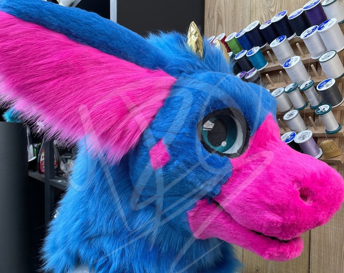 Dutch Angel Dragon Fursuit Head - Etsy