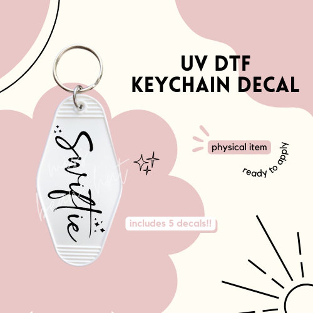 5 Taylor Swift Swiftie UV DTF Decal Motel Keychain UVDTF Decal - Etsy