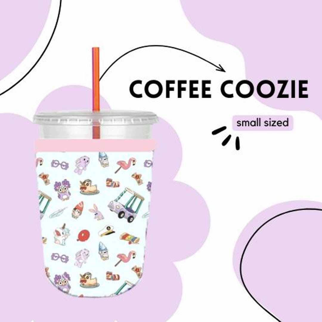Iconic Bluey Iced Coffee Sleeve Coozie - Small - Etsy