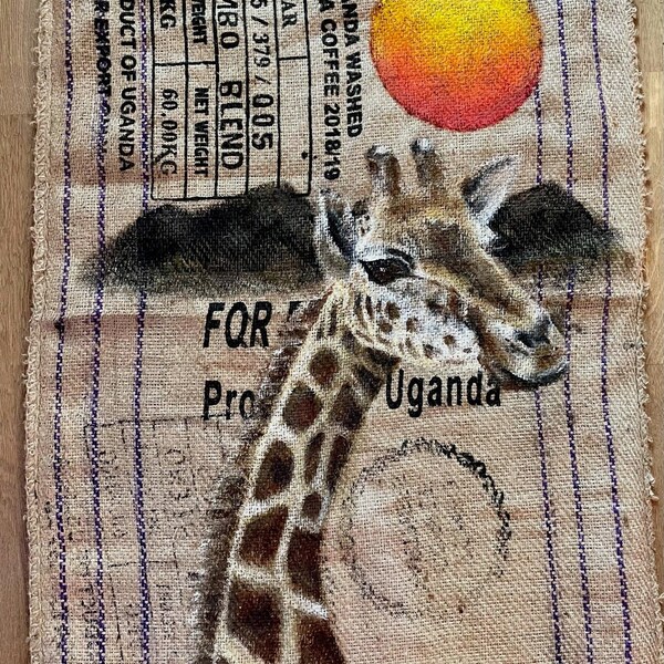 Coffee Sack Wall Art - Etsy