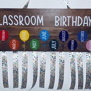 Classroom Birthday Sign - Etsy