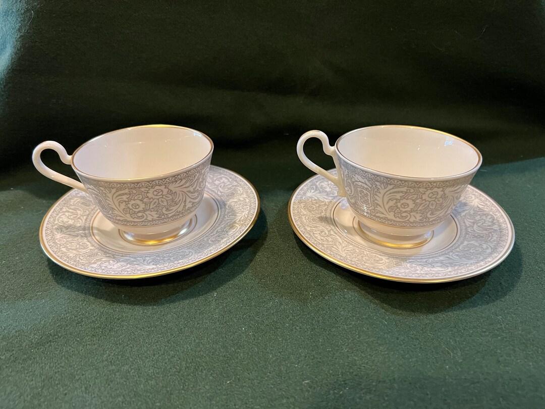 Set of 5 Franciscan Renaissance Cups and Saucers - Etsy