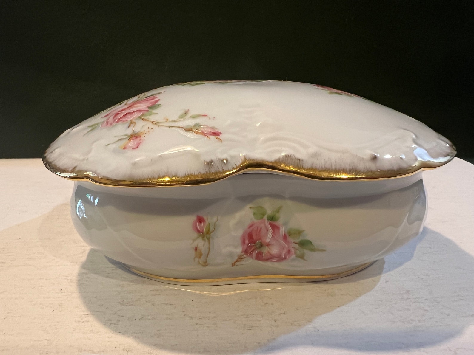 Limoges Jammet Seignolles Floral Dish W/lid - Etsy