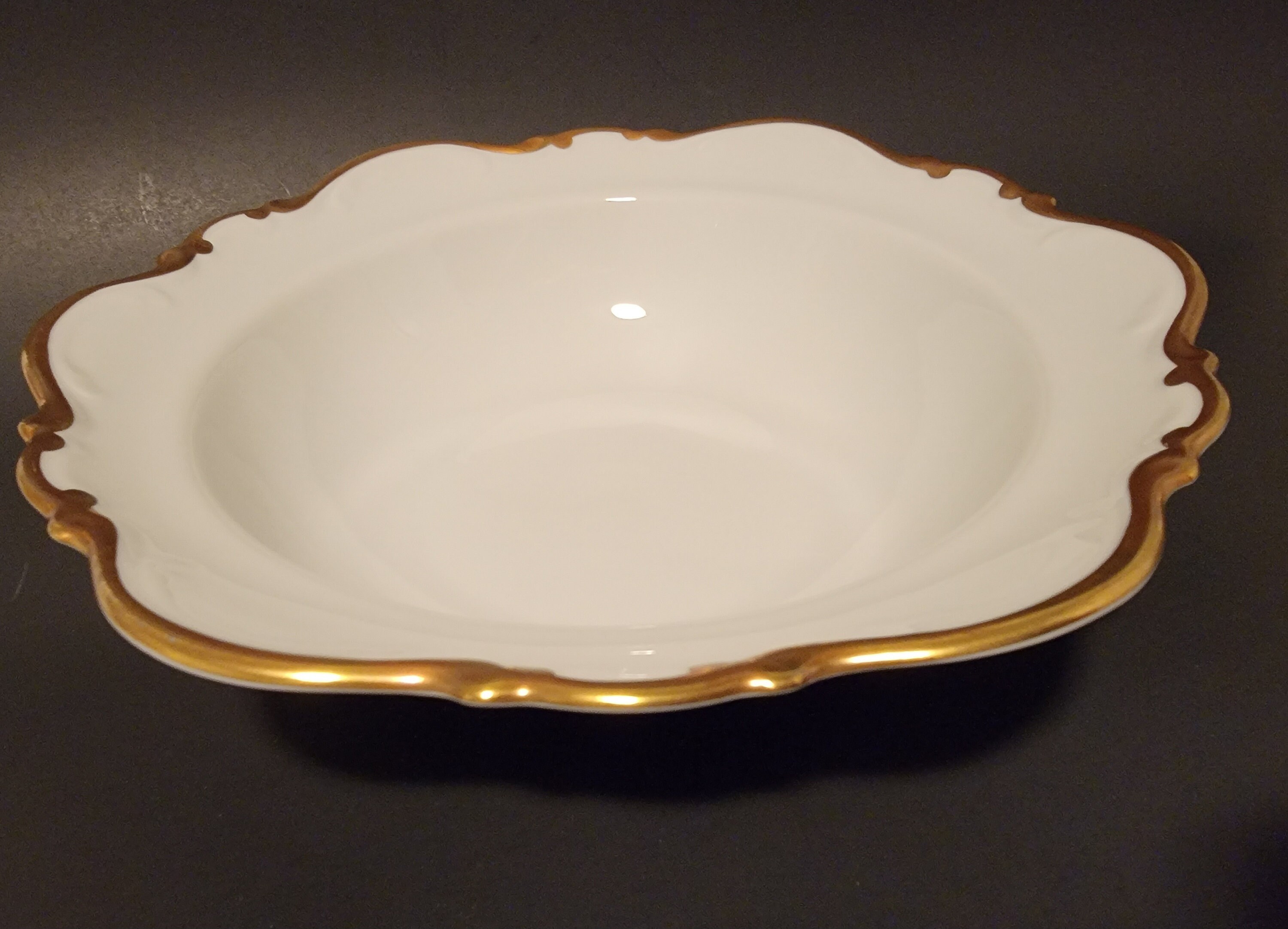 Mitterteich Golden Lark 9" Round Vegetable Bowl - Etsy
