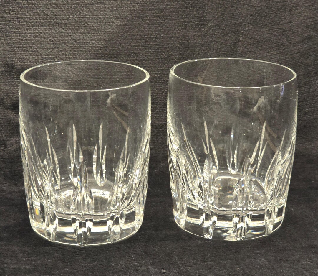 Set of 2 Lenox Firelight Clear Double Old Fashioned - Etsy