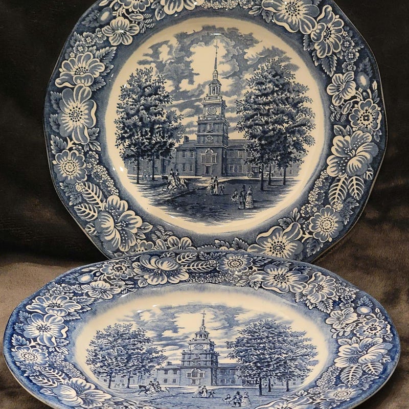 Liberty Blue Dishes - Etsy