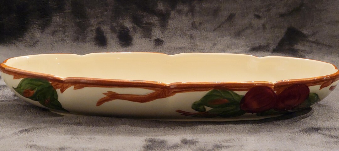 Franciscan Apple Relish Dish USA - Etsy