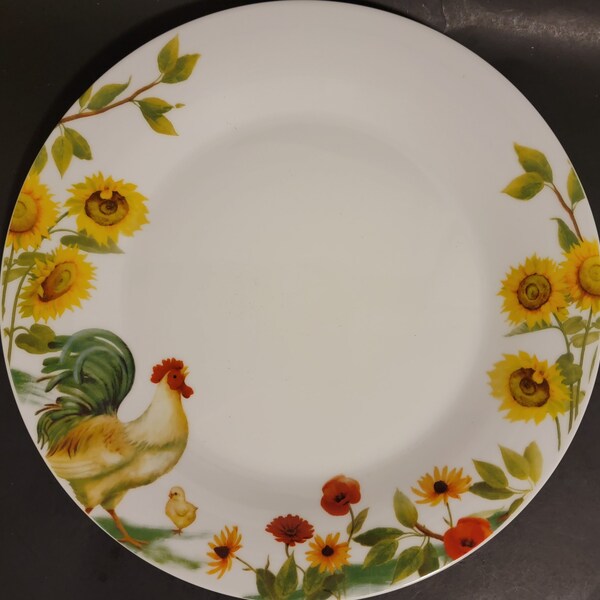 Rooster Dinner Plate - Etsy