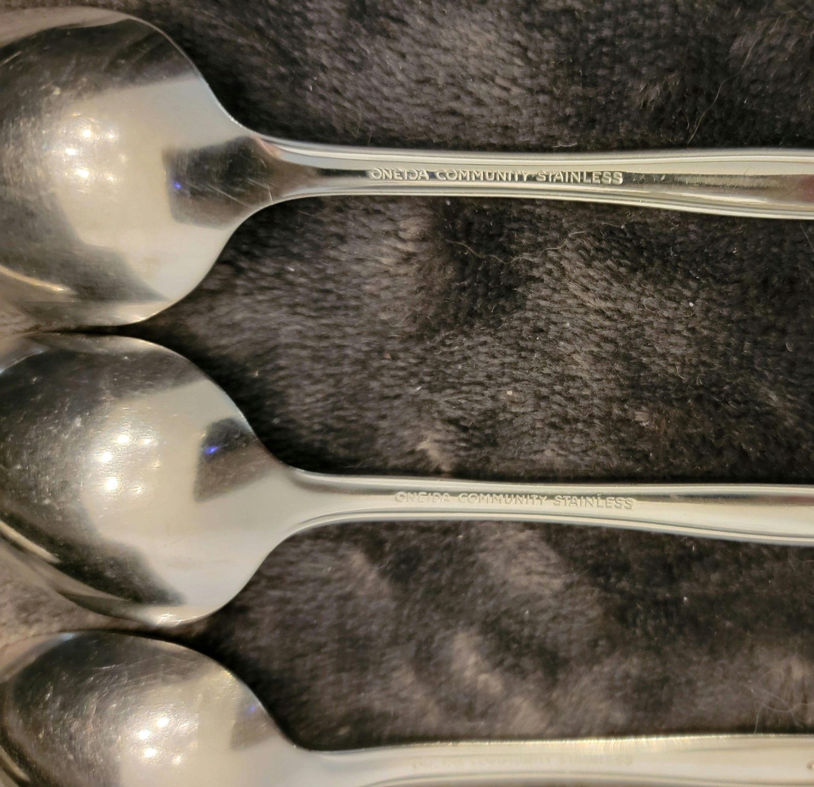 Set of 4 Oneida Spring Rose Glossy Teaspoons - Etsy