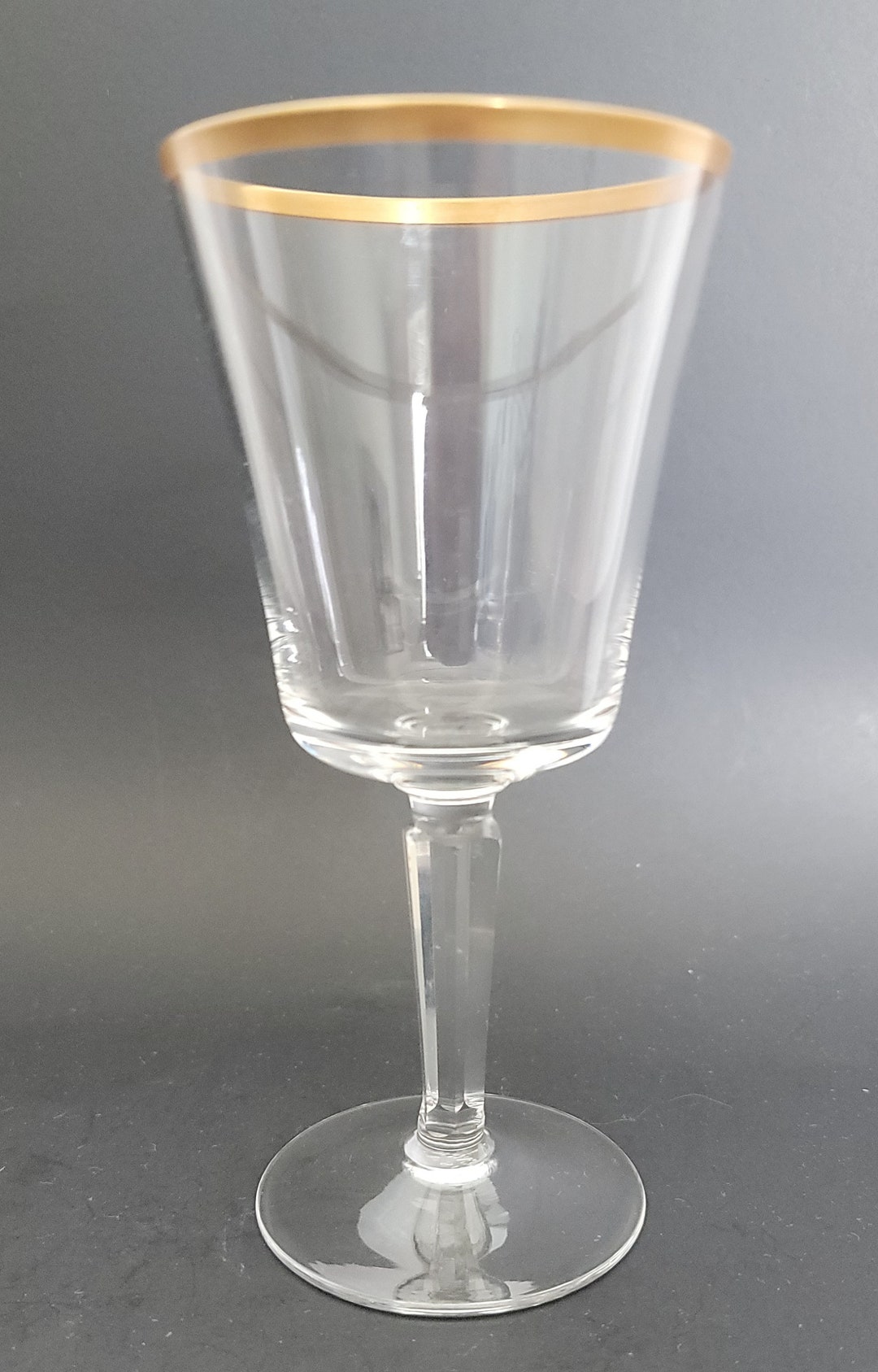 Lenox Eternal Water Goblets With Gold Trim - Etsy