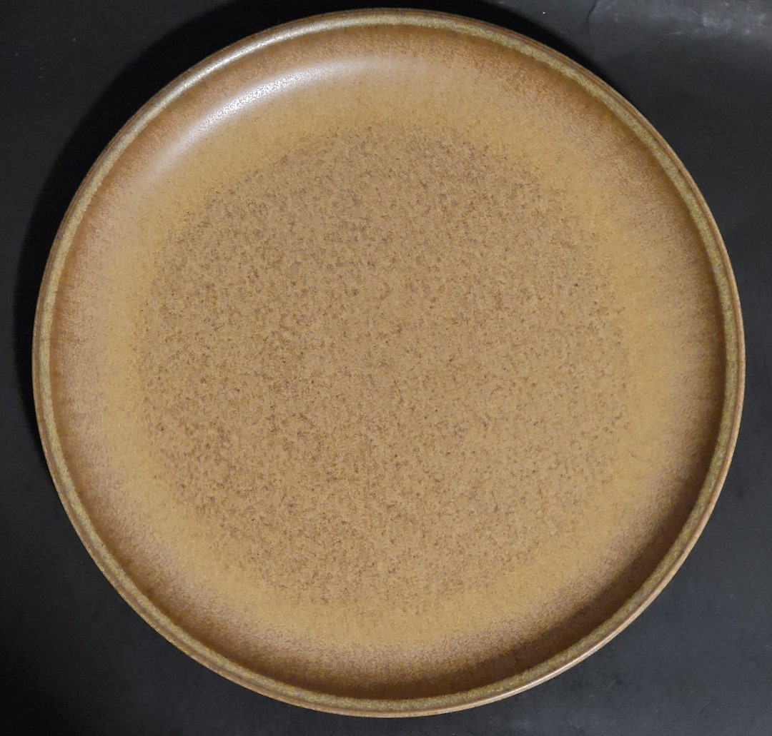 Set of 2 Denby-langley Romany Brown Stoneware Dinner Plates - Etsy