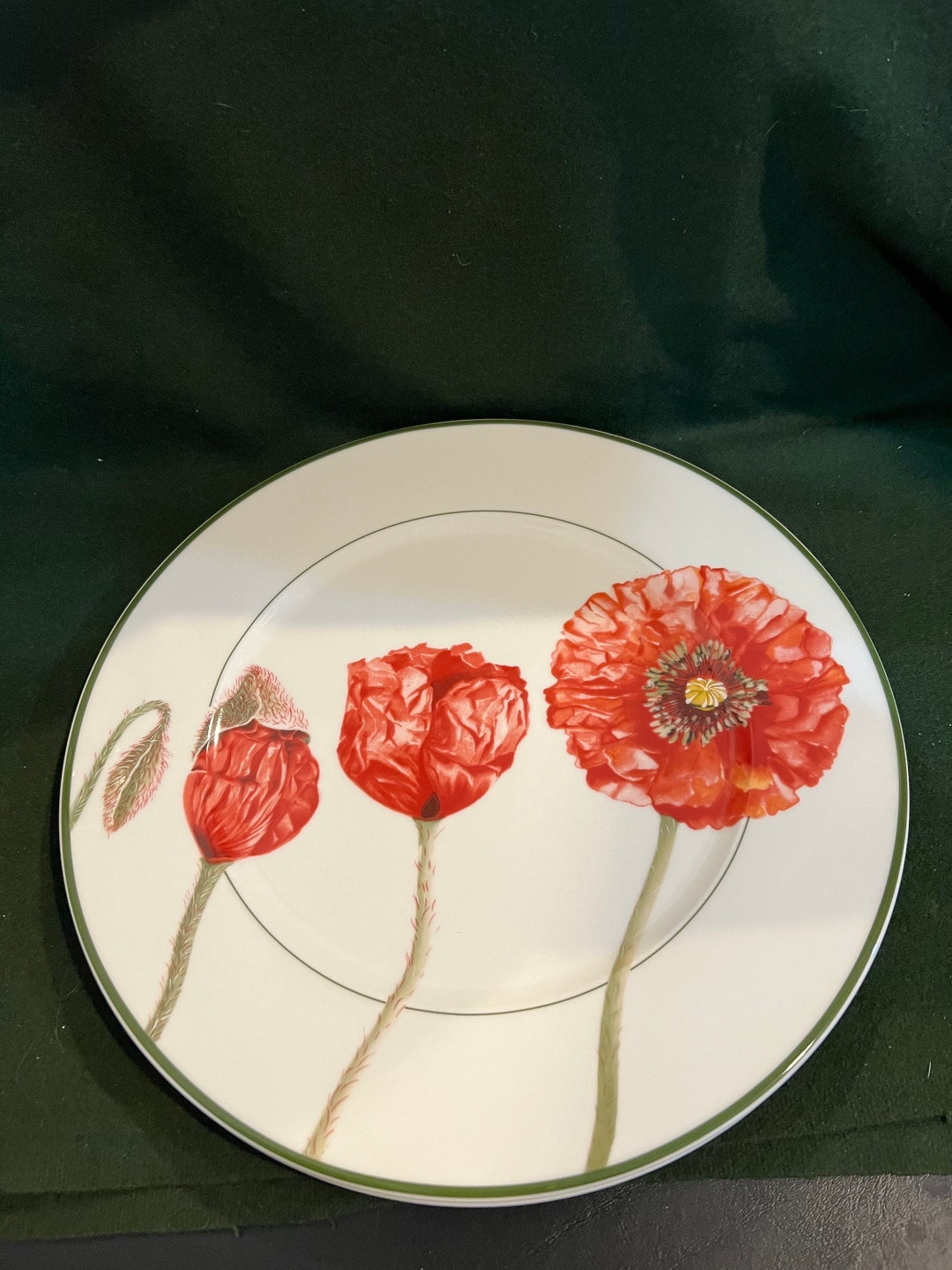 Villeroy & Boch Flora Poppy Buffet Plate - Etsy