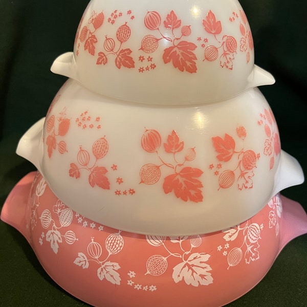 Pink Pyrex Bowls - Etsy