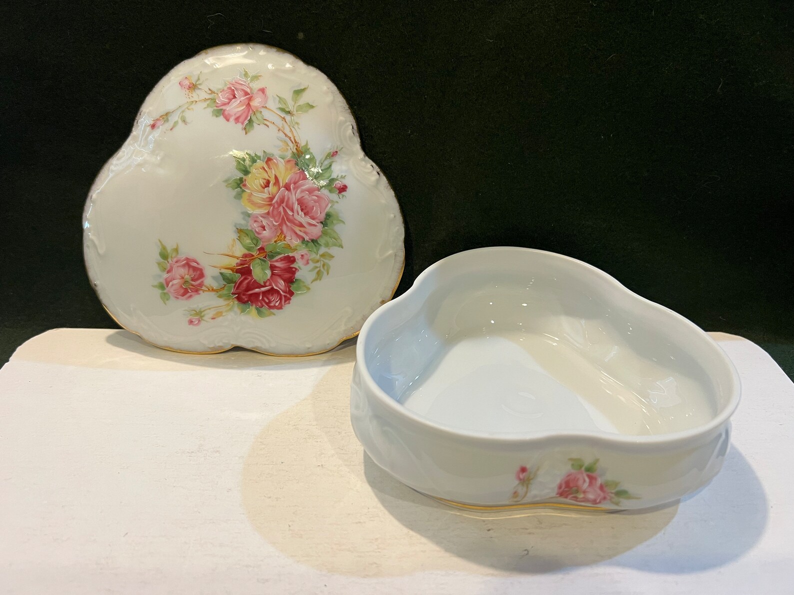 Limoges Jammet Seignolles Floral Dish W/lid - Etsy