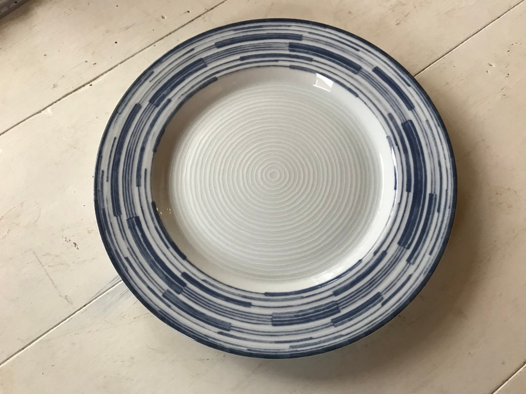 Dansk Centra Blue Salad Plates Set of 2 - Etsy