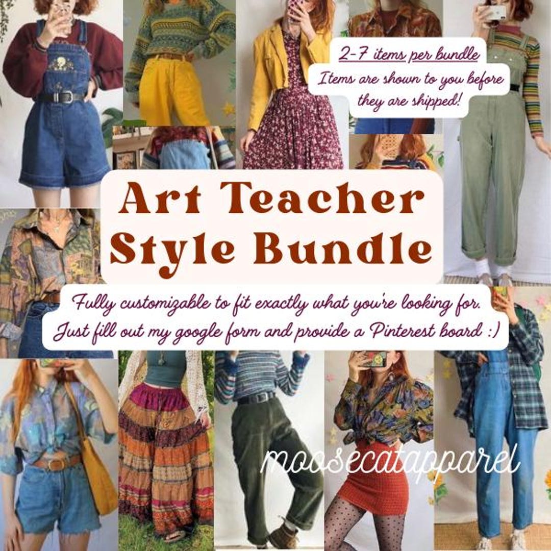 Art Teacher Style Bundle Pinterest Board Personalized Vintage Box ...
