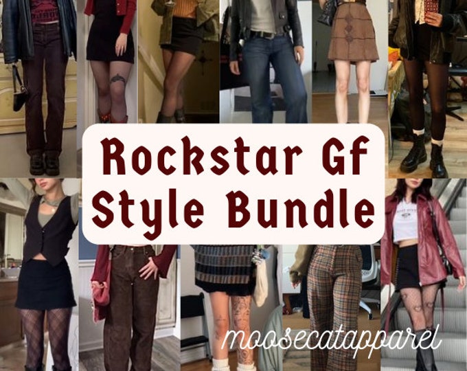 Rockstar Girlfriend Style Bundle Pinterest Board Personalized - Etsy