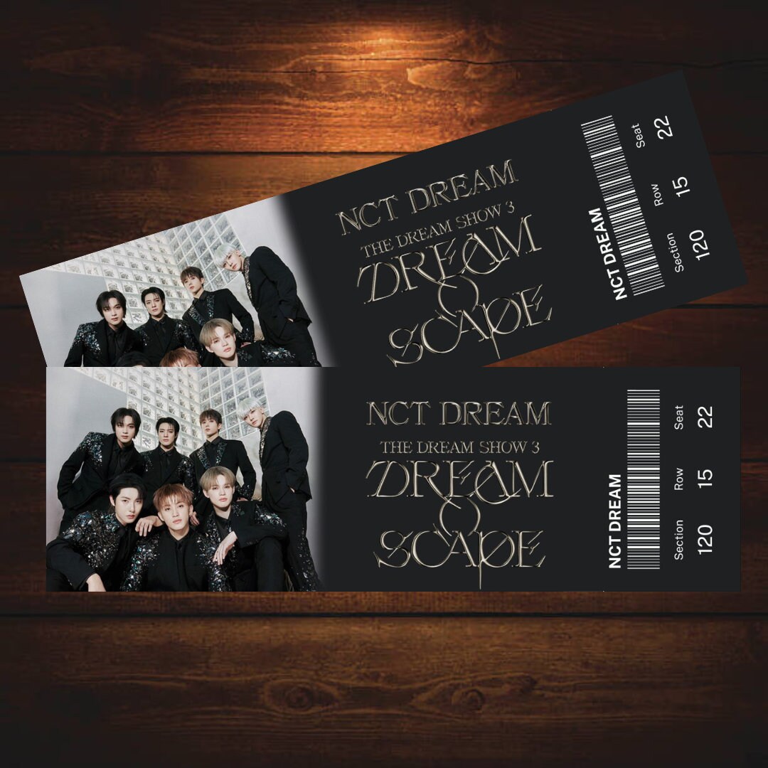 Personalized NCT Dream the Dream Show 3: Dreamscape World Tour Concert ...