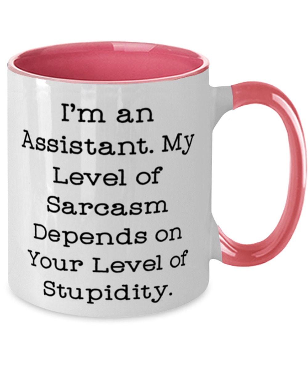 Fancy Assistant Gifts I'm An Assistant. My Level Of | Etsy