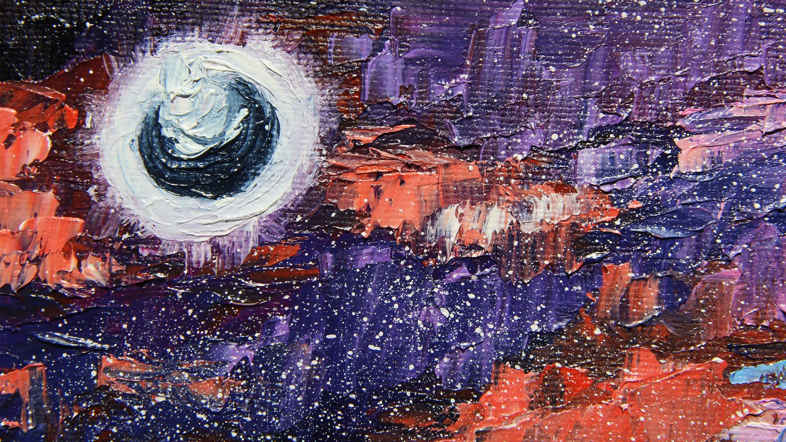 Original ArtworkSpace Painting Space Original Art Fantasy | Etsy