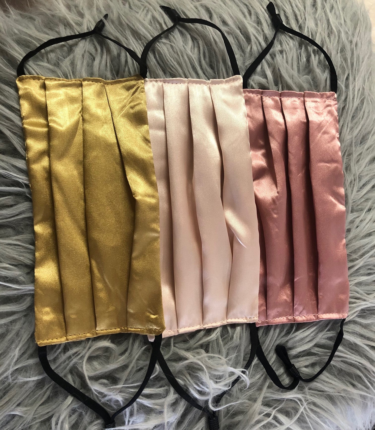 Silk Satin Face Masks, Reusable Face Mask, Luxury, Washable Face Mask ...