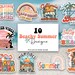 Summer Printable Sticker Bundle, Beach Stickers, Retro Sticker Bundle ...