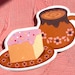 Pan Dulce Mexican Sticker, Pastelito, Pink Cake, Waterproof, Latina ...
