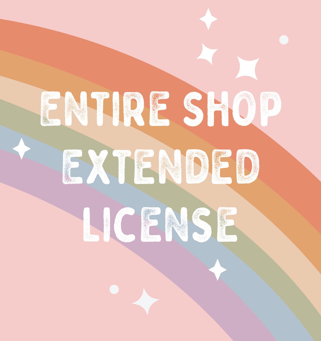EXTENDED LICENSE for ALL Helenacanelaprints Digital Files - Etsy