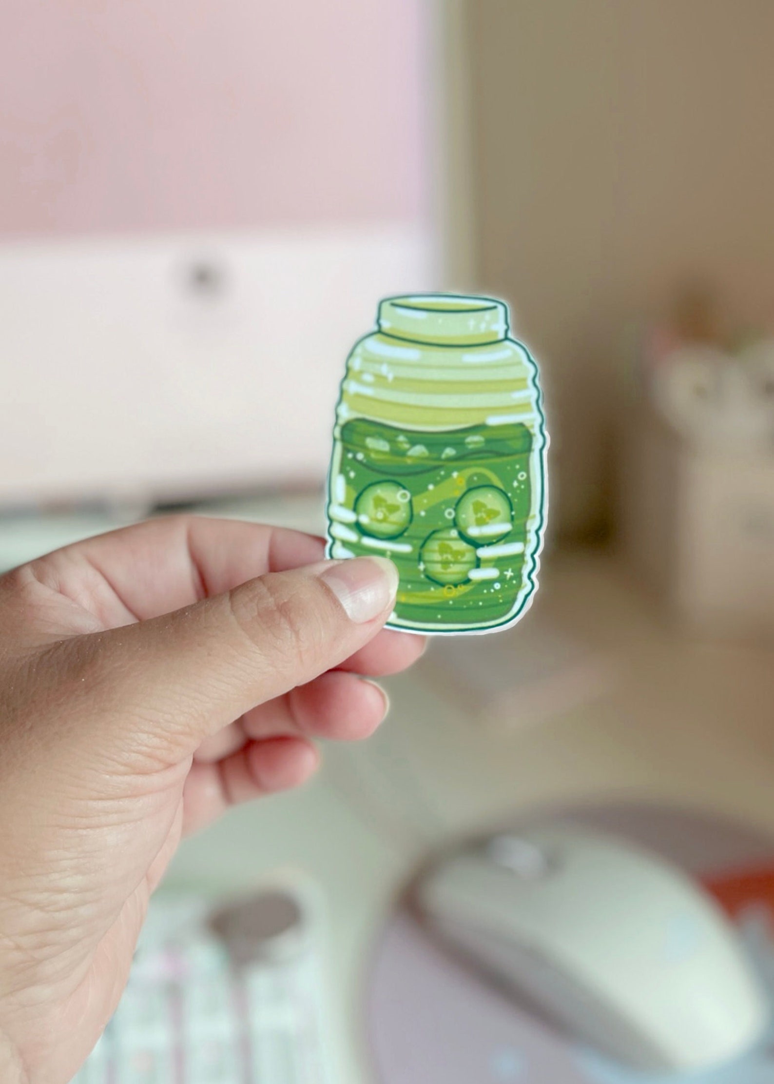Agua Fresca Pepino, Latino, Latina, Mexican Sticker, Cucumber ...