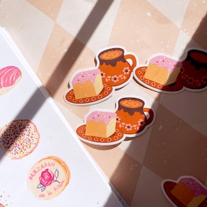 Pan Dulce Mexican Sticker, Pastelito, Pink Cake, Waterproof, Latina ...