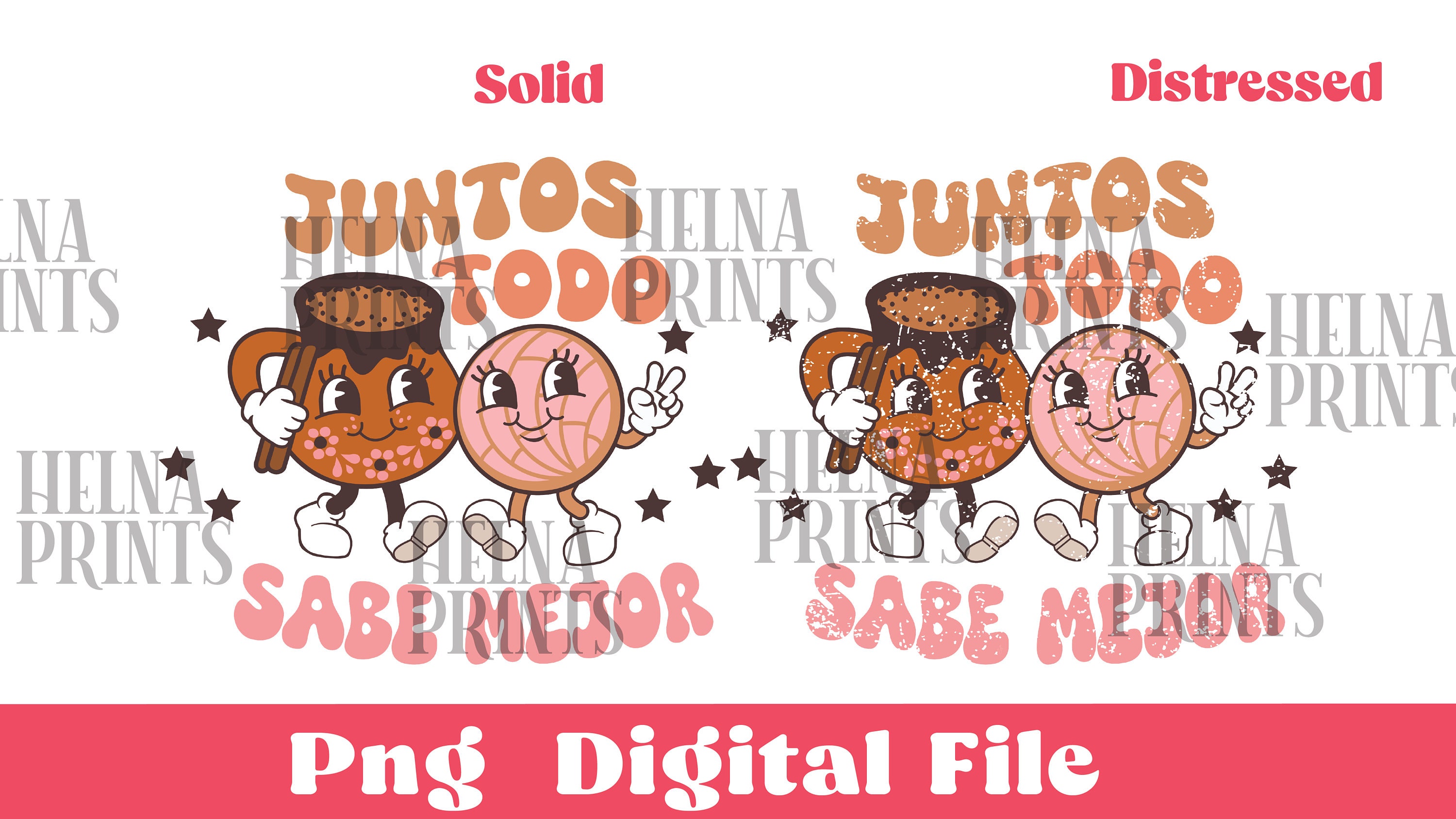 Better Together Pan Y Cafe PNG, Latino Design, Mexican Conchas Y ...