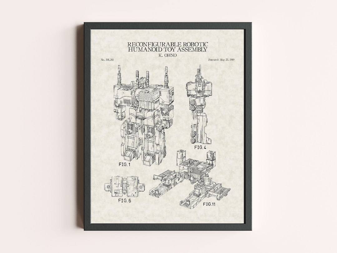 Transformers Metroplex Patent Print | TV Cartoon Print | Transformer ...