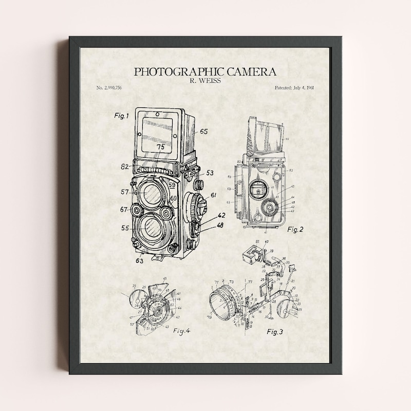 Vintage Camera Print - Etsy