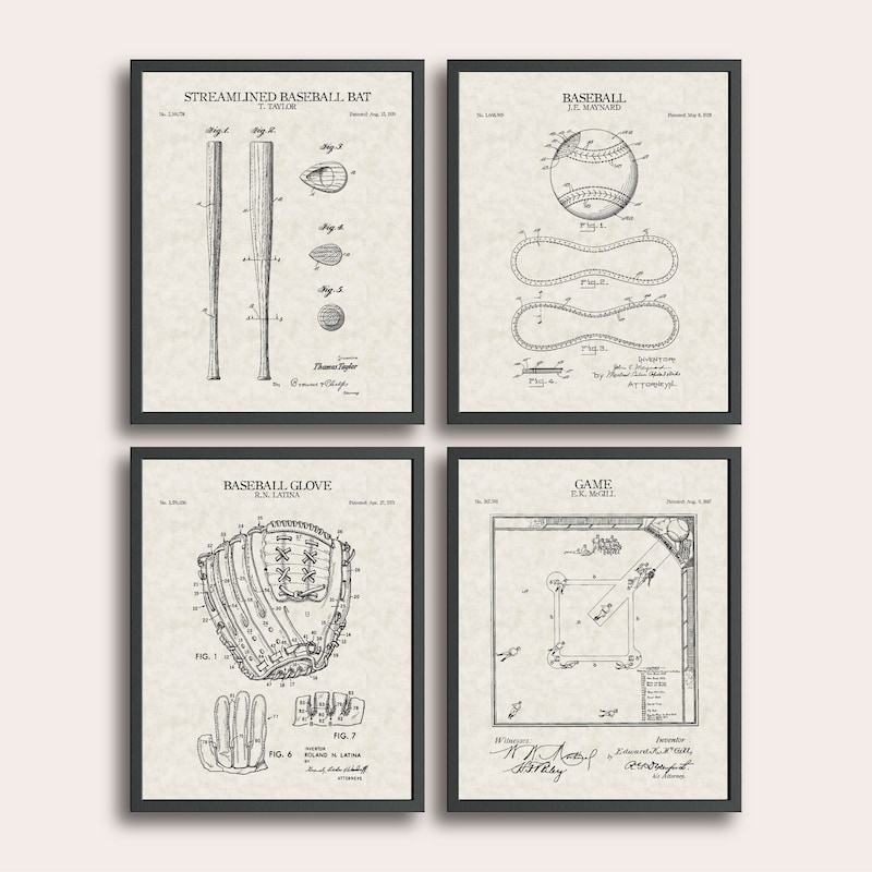 Baseball Prints - Etsy