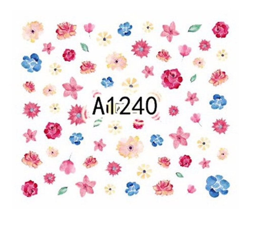 A1240 Water Transfer Watermark Pretty Designs Art Decal Sticker ...