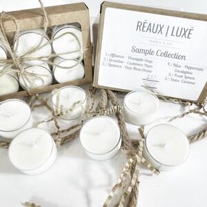 6 Pack Tea Light Sample Collection Soy Tea Lights Tea Lights . Variety ...