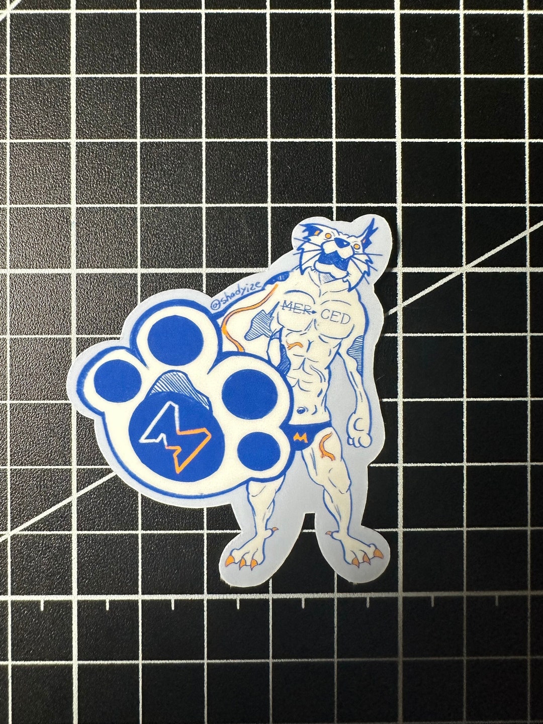 Funny UCM merced Sticker for College Students and Alumni Vinyl Matte ...