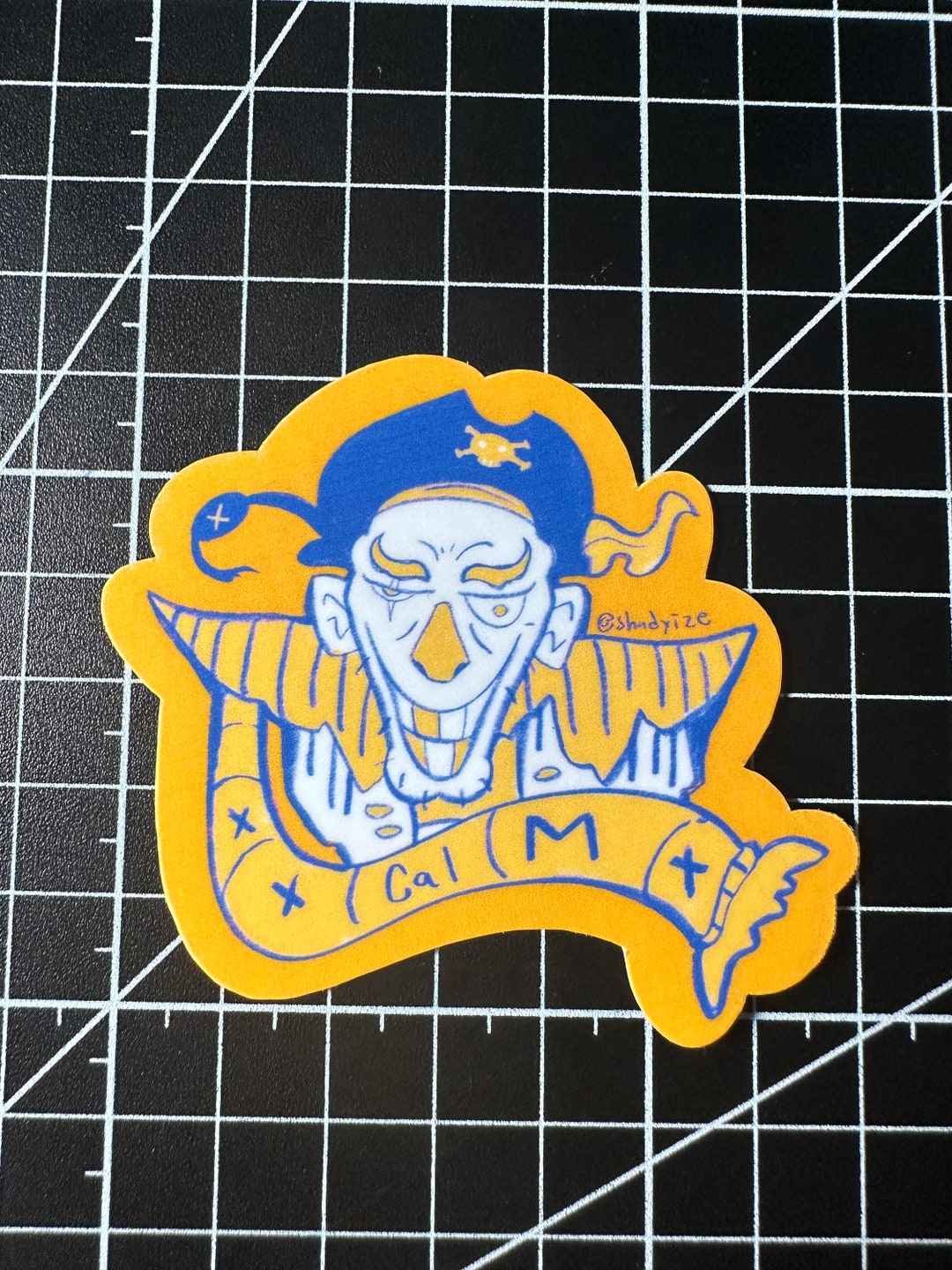 Funny CSUM marinetime Sticker for College Students and Alumni Vinyl Matte Waterproof for Journal ...