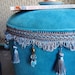 Turkish Turquoise Velvet Fabric Decorative Pouffe and 2 FREE - Etsy