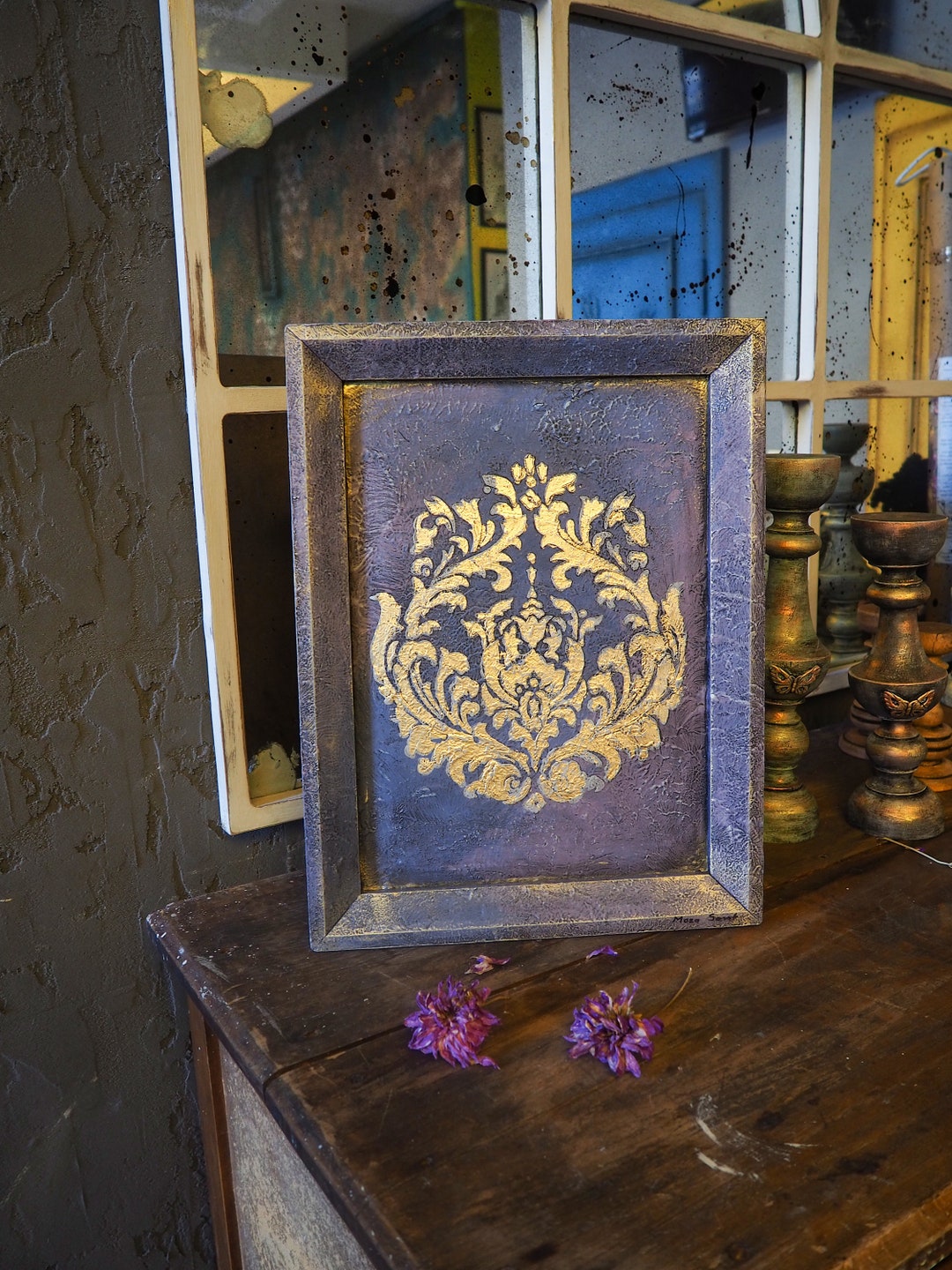 Wooden Decorative Frame With Ottoman Motifs-turkish Decor-turkish Wall ...