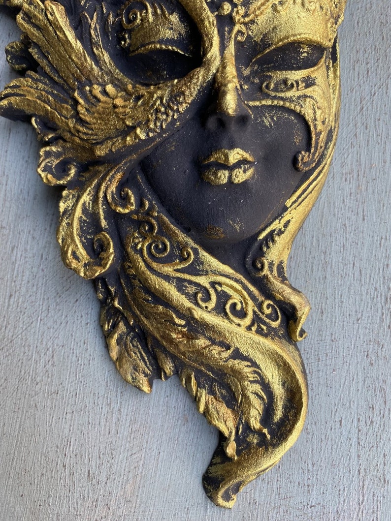 Peacock Venetian Mask Statue Mask Christmas Decorative - Etsy