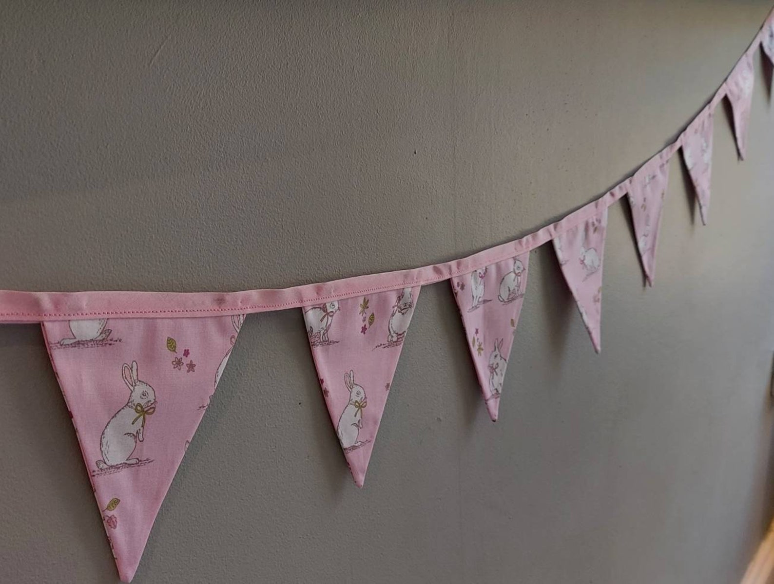 Rabbit Mini Bunting 2 Meters With 11 Flags - Etsy