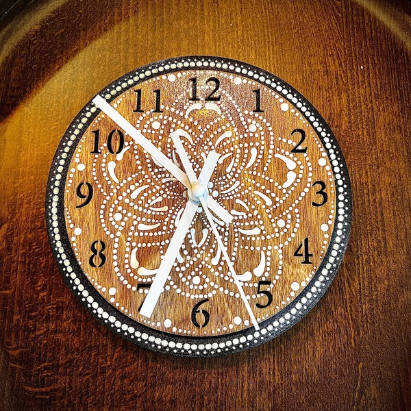 Painted Clock - Etsy