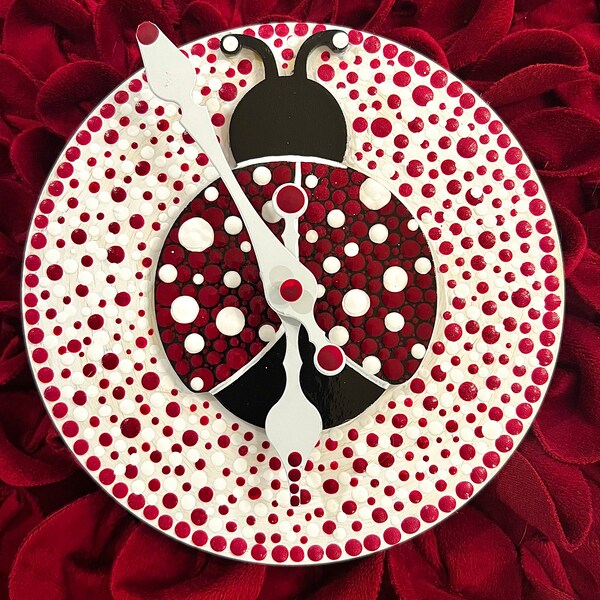 Ladybug Clock - Etsy