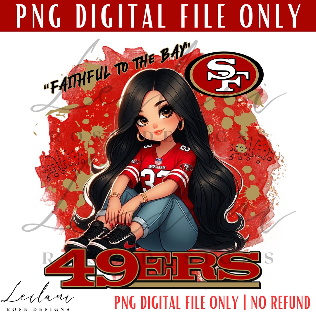 Football Fan 49ers PNG Sublimation Digital Design Download DTF Print ...