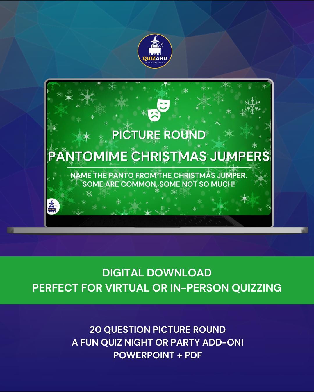 Pantomime Christmas Jumper Picture Quiz | Virtual Party Game ...