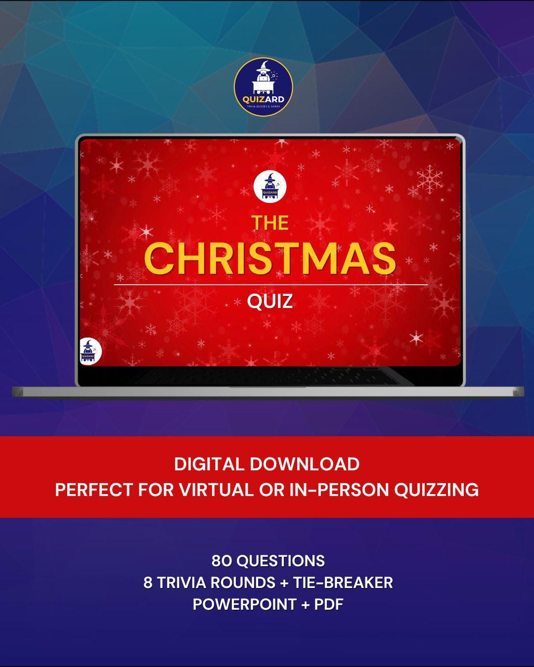Christmas Trivia Quiz | Virtual Party Game (powerpoint & PDF) - Etsy