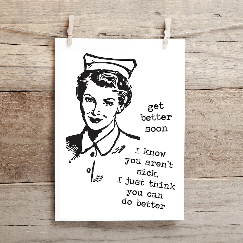 Funny Get Better Cards - Etsy